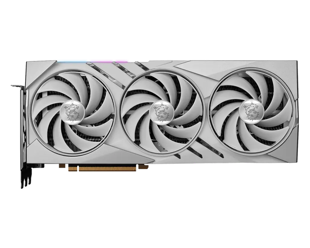 Видеокарта MSI GeForce RTX 4080 SUPER 16G GAMING X SLIM WHITE - самые ...